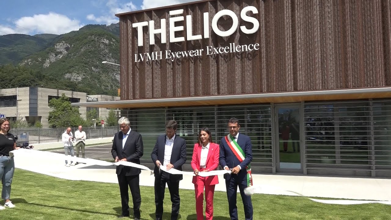 Inaugurato il nuovo stabilimento di Thelios a Longarone – Telebelluno